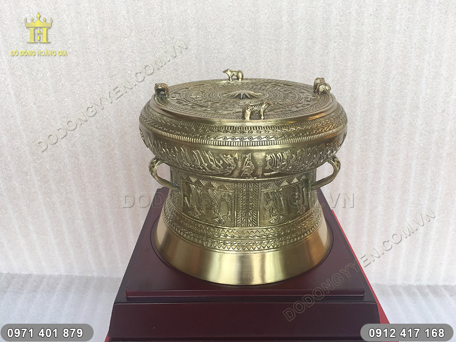 Tặng Phẩm Trống Đồng Lưu Niệm cho Đối Tác